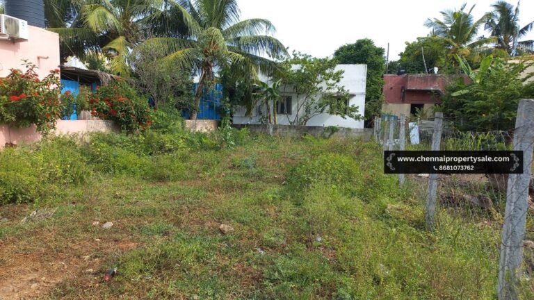 2211 Sqft Land Sale Near Kolathur - Galaxy Realty