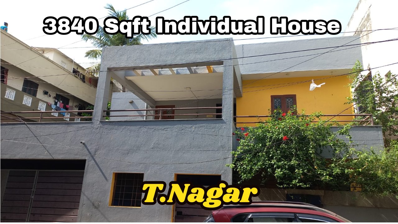 3840 Sqft Individual House Sale In T.Nagar - Galaxy Realty